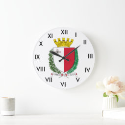 Malta Coat of Arms Clock | Zazzle