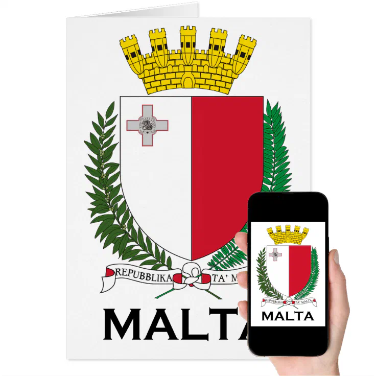 MALTA - emblem/coat of arms/symbol/flag | Zazzle