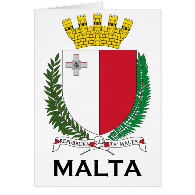 MALTA - emblem/coat of arms/symbol/flag | Zazzle