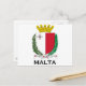 MALTA - emblem/coat of arms/symbol/flag Postcard | Zazzle