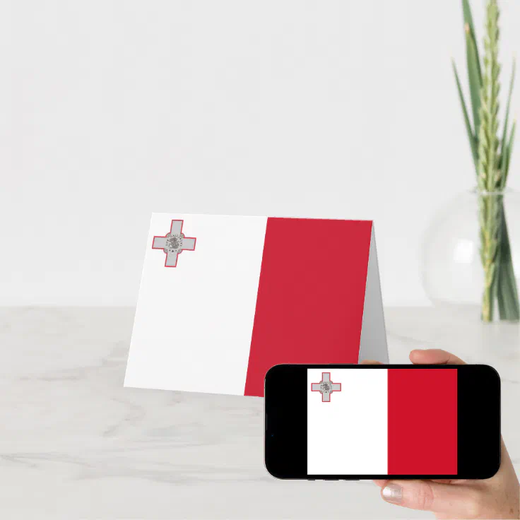 Malta (Maltese Flag) Card | Zazzle
