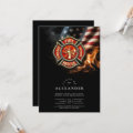Maltese Cross Firefighter Graduation Invitation | Zazzle