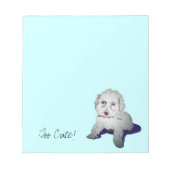Maltipoo Cute Puppy Notepad | Zazzle