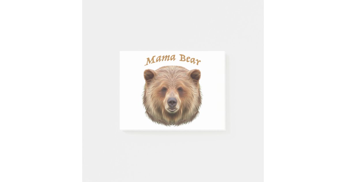 Mama Bear Post-it Notes | Zazzle
