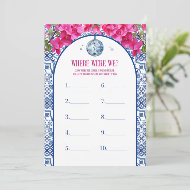 Mama Mia Hen Party Where Were We Game Cards | Zazzle