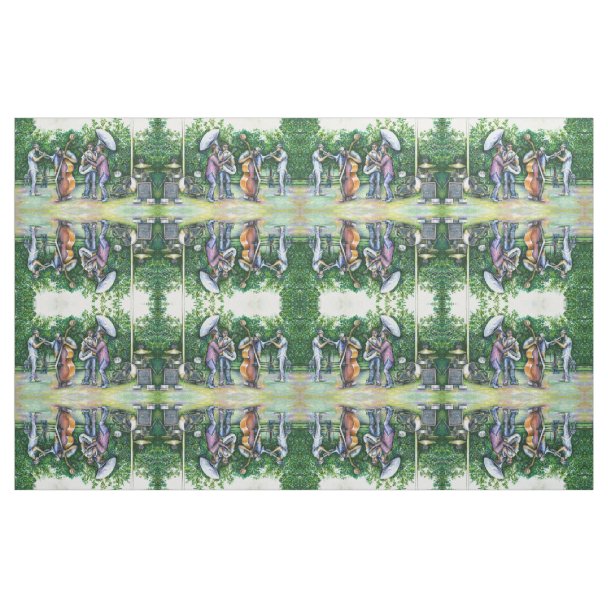 Tuba Fabric | Zazzle