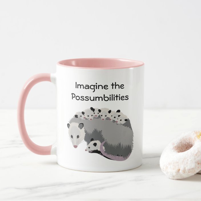 Mamma Opossum & Family Mug | Zazzle.com