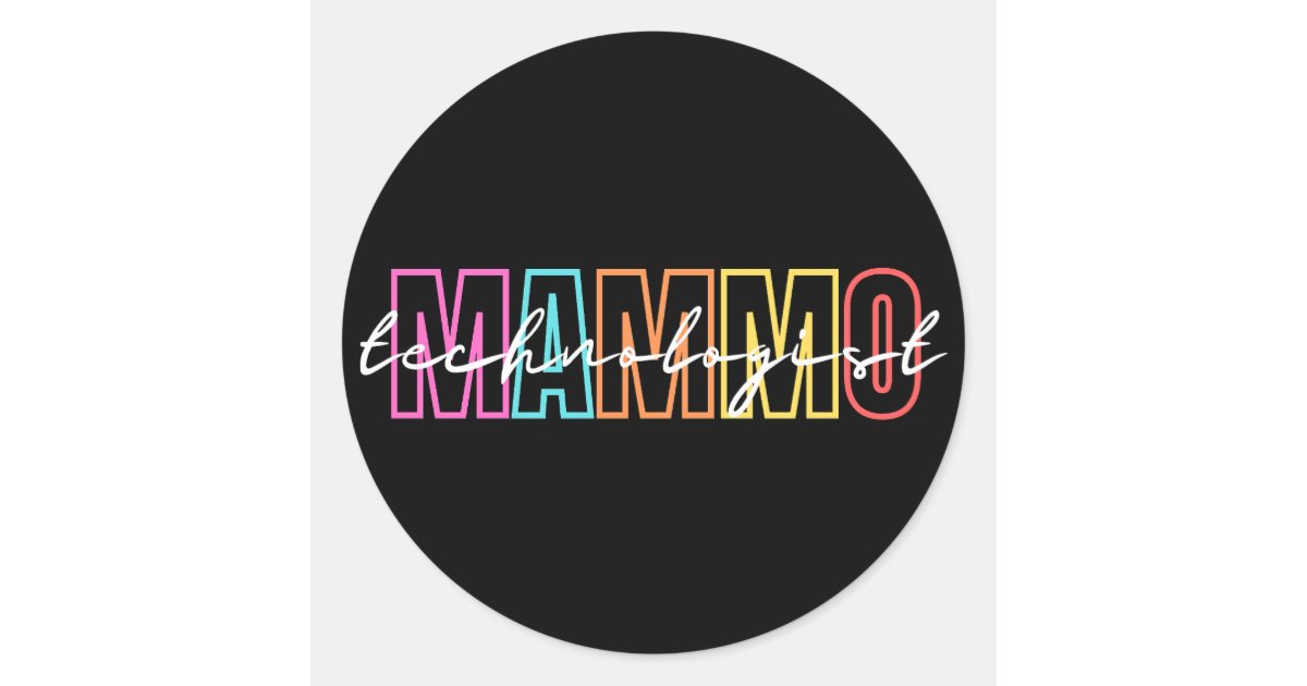 Mammo Classic Round Sticker | Zazzle