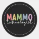 Mammo Technologist Mammography Tech Radiology Classic Round Sticker ...