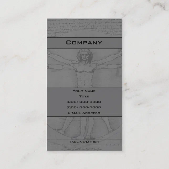 Man Business Card | Zazzle