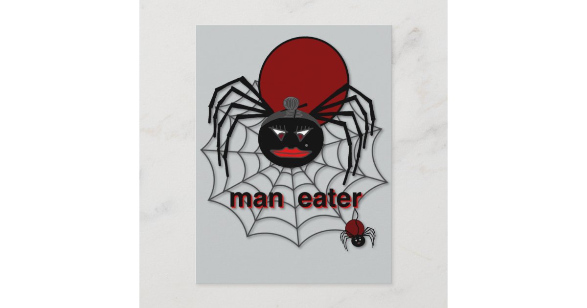 Man-Eating Spider! Postcard | Zazzle