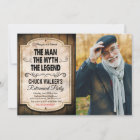 Man Myth Legend Retirement Invitation | Zazzle