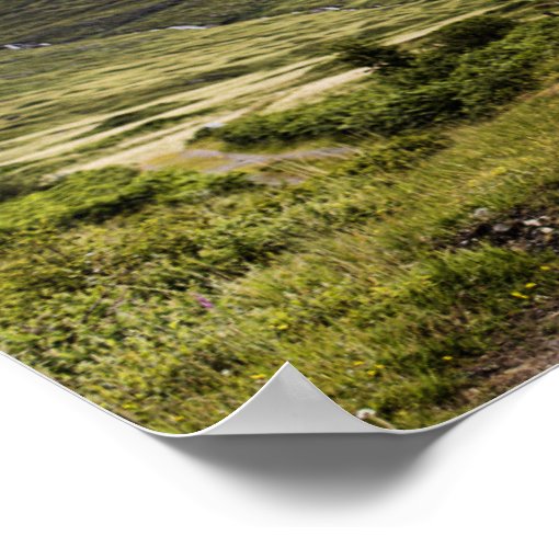 Man on road countryside Journey starts one step Poster | Zazzle