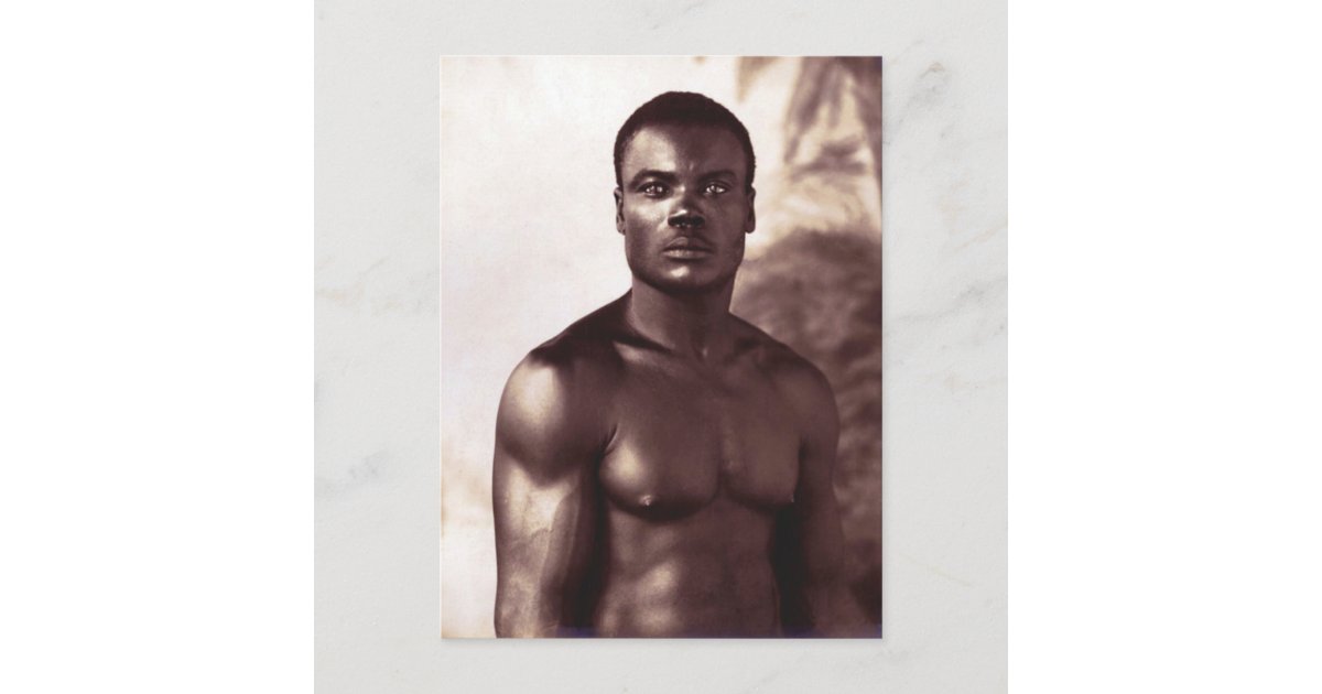 Man Vintage Male Photo Martinique Postcard | Zazzle