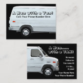 Man with a van business / profile cards | Zazzle