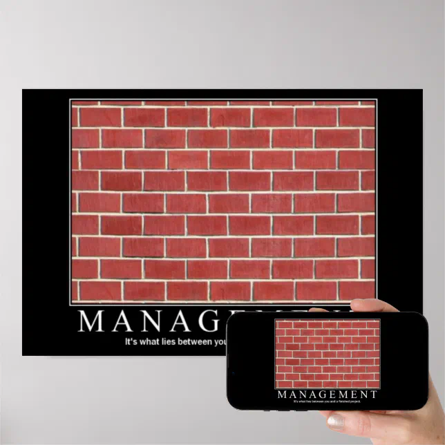 Management Poster | Zazzle