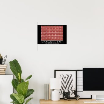 Management Poster | Zazzle