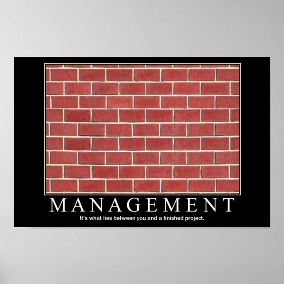 Management Poster | Zazzle