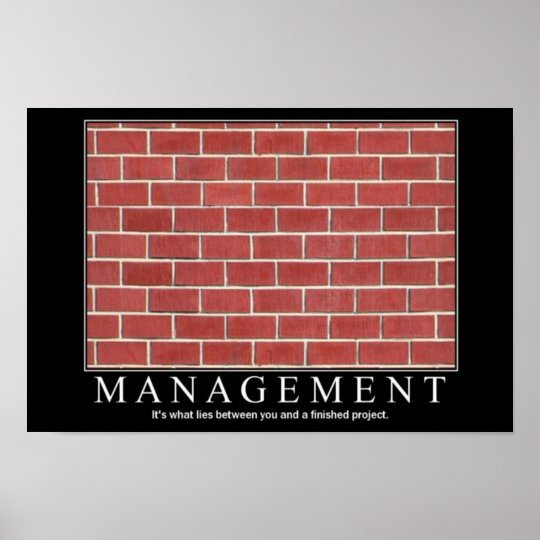 Management Poster | Zazzle.com