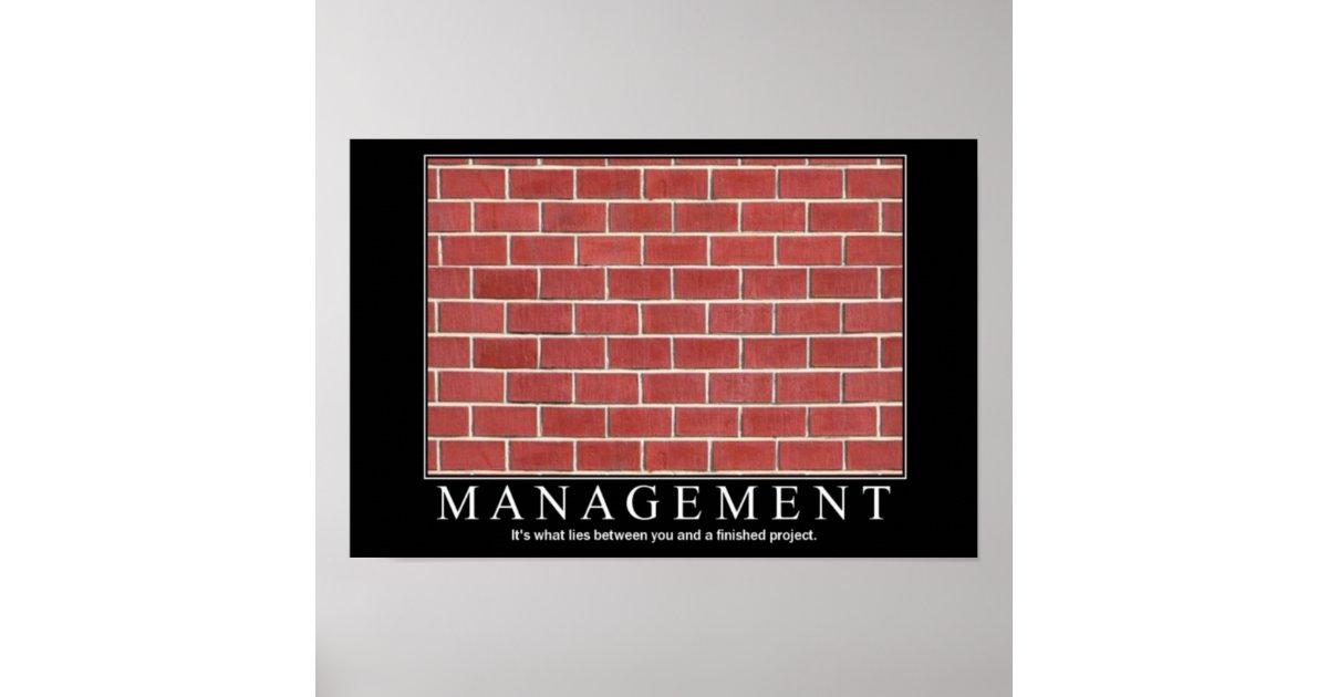 Management Poster | Zazzle
