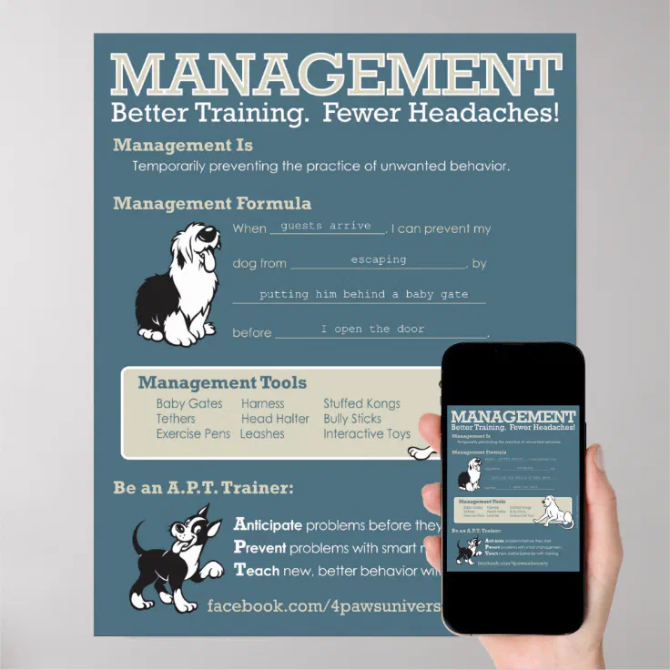 Management Poster | Zazzle