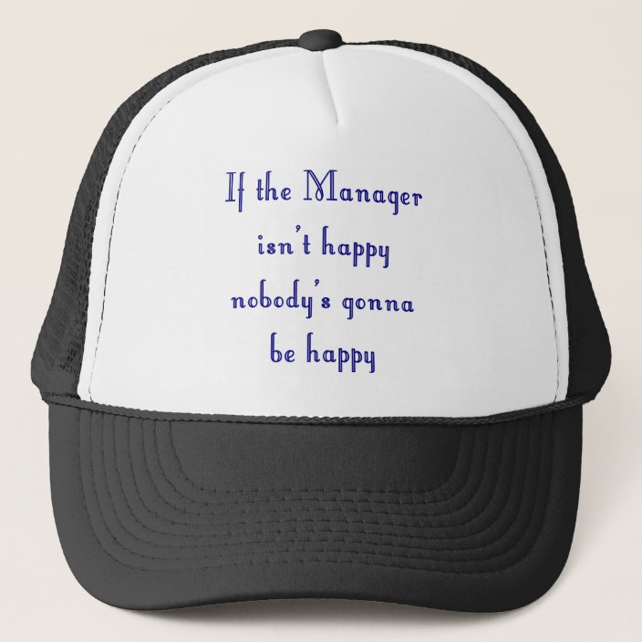 Manager Hat | Zazzle.com