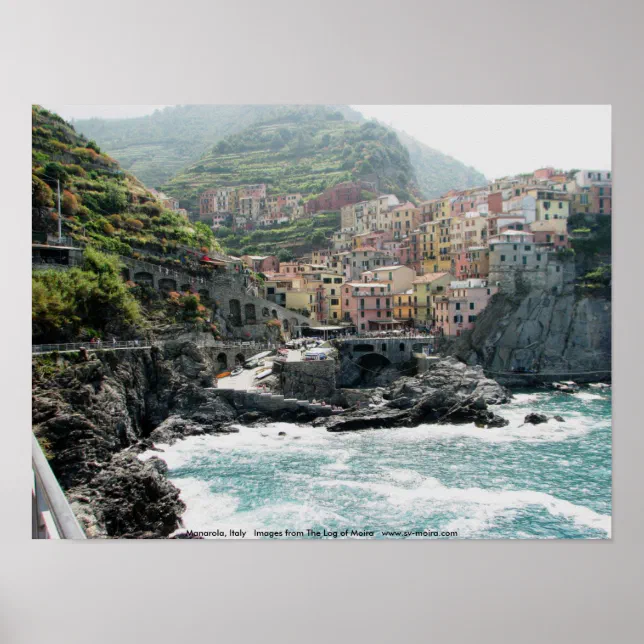 Manarola, Italy Poster | Zazzle
