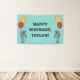 Manatee and Balloons Custom Birthday Party Banner | Zazzle