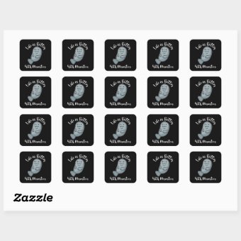 Manatee Gift Men Women Save The Manatees Square Sticker | Zazzle