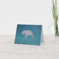 Manatee Greeting Card | Zazzle