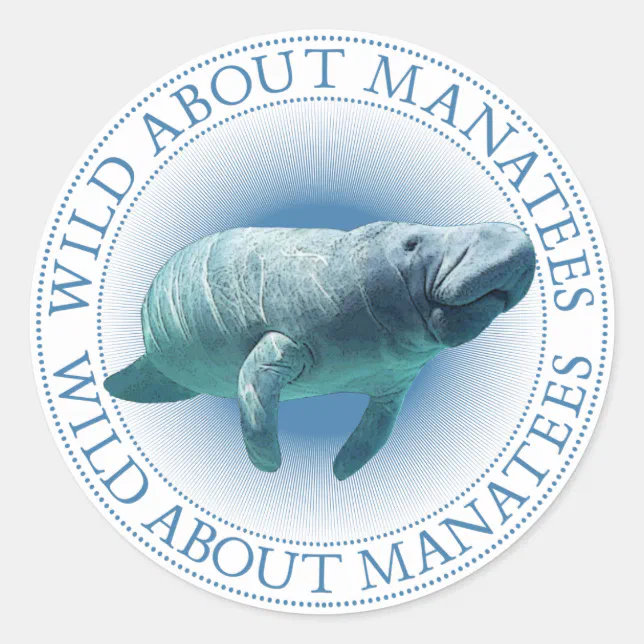 Manatee Stickers | Zazzle