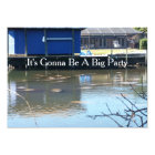 Slumber Party Manatee Turtle Off-Leash Art™ Invitation | Zazzle.com