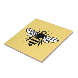 Manchester Bee Ceramic Tile | Zazzle