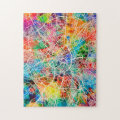 Manchester England Street City Map Jigsaw Puzzle | Zazzle