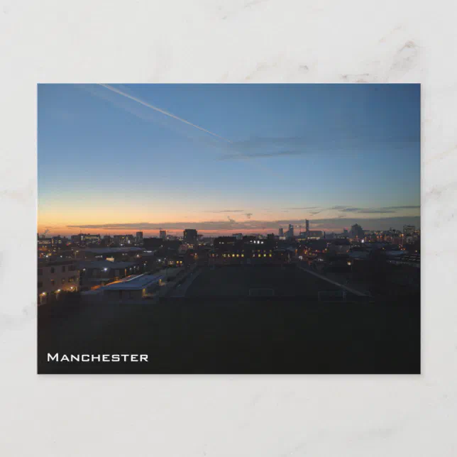 Manchester Skyline Postcard | Zazzle