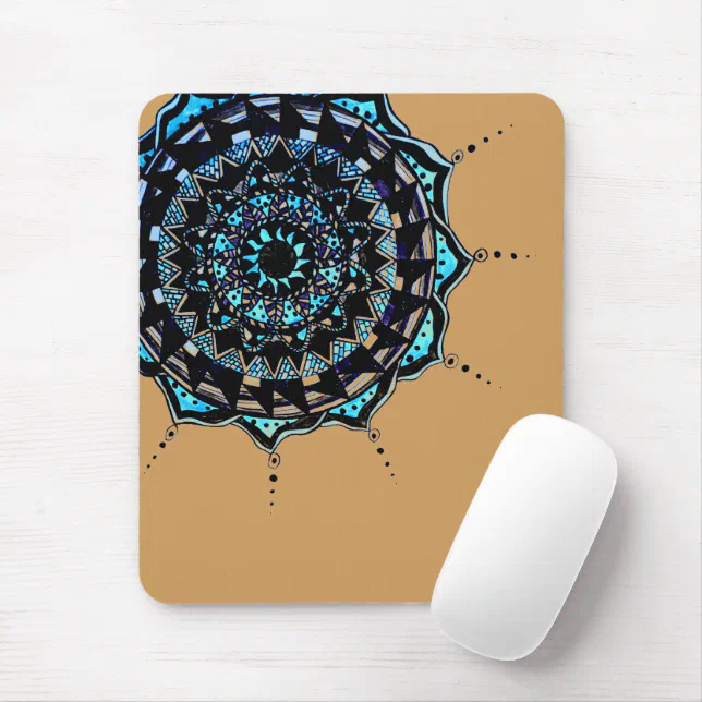 Mandala Design Mouse Pad | Zazzle