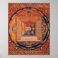Mandala of Vajradhatu Thangka Poster | Zazzle