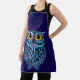 Mandala Owl Wall Art Poster Apron | Zazzle