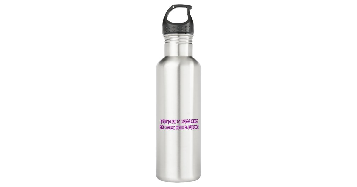 Mandatory Birth Control Bumper Water Bottle | Zazzle