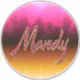 Mandy First Name Golden pink Sticker | Zazzle