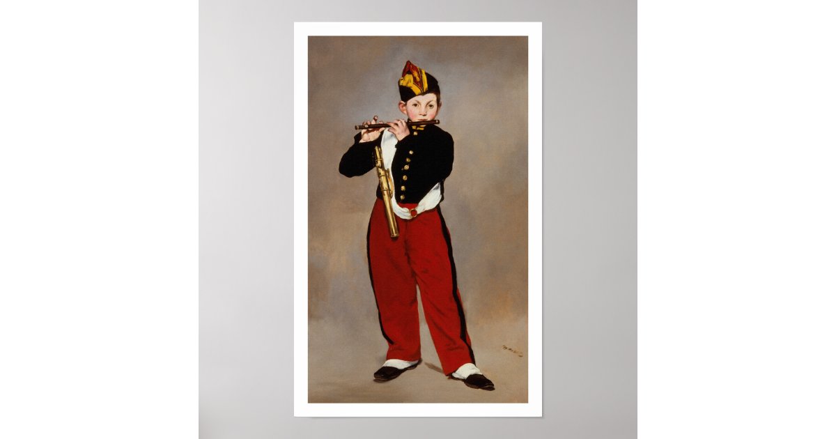 Manet - The Fifer (also called The Fife Player) Poster | Zazzle