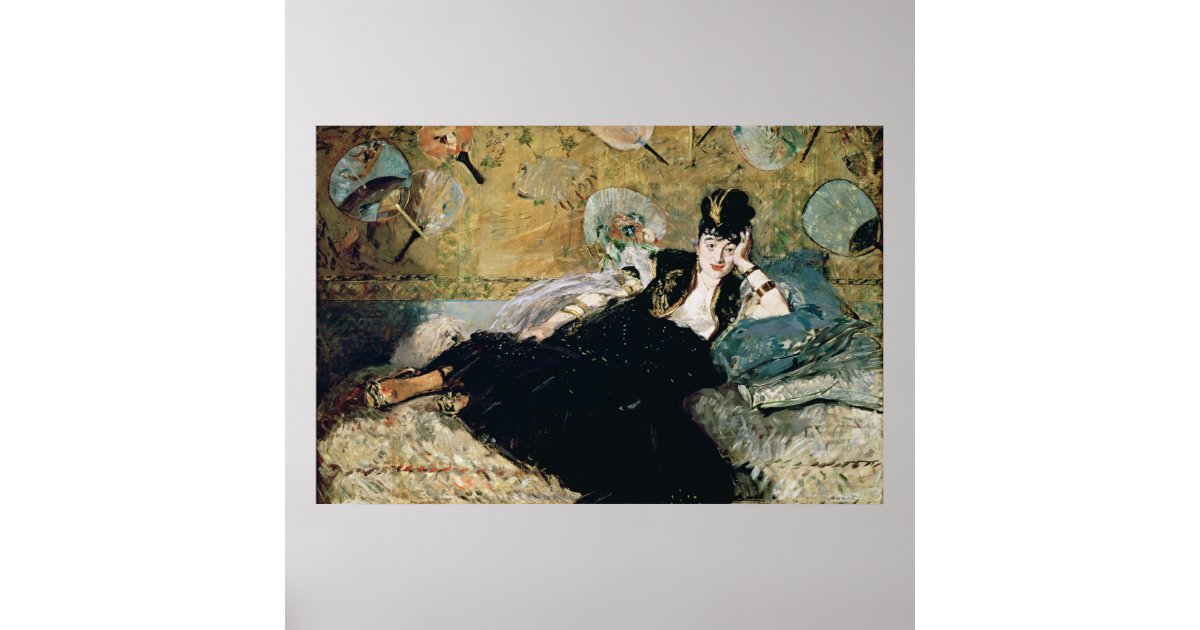 Manet | The Lady with Fans Poster | Zazzle