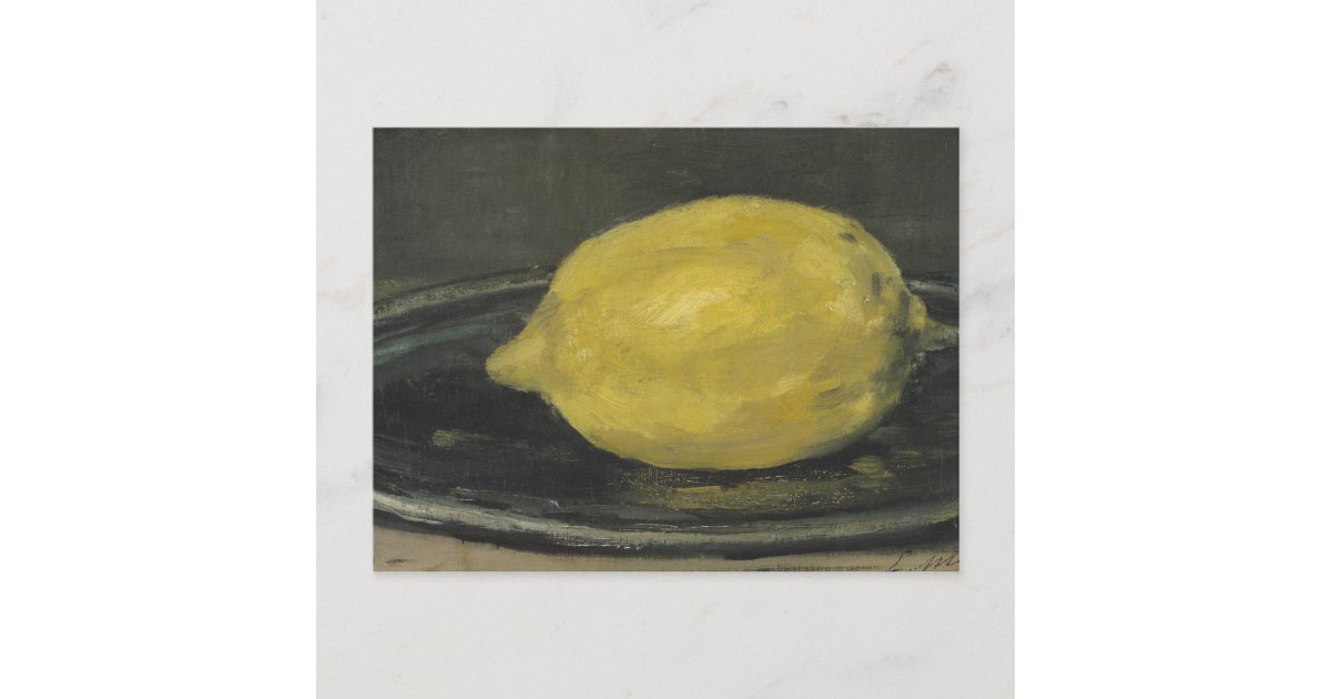 Manet | The Lemon, 1880 Postcard | Zazzle