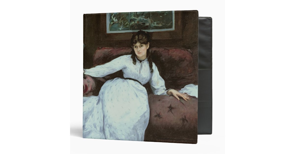 Manet | The Rest, portrait of Berthe Morisot Binder | Zazzle