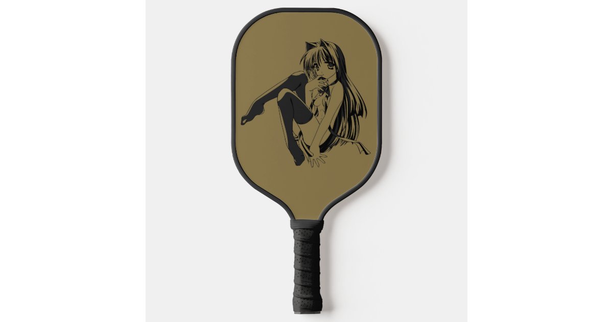 Manga, Neko Catgirl Furry Kawaii Loli Pickleball Paddle | Zazzle
