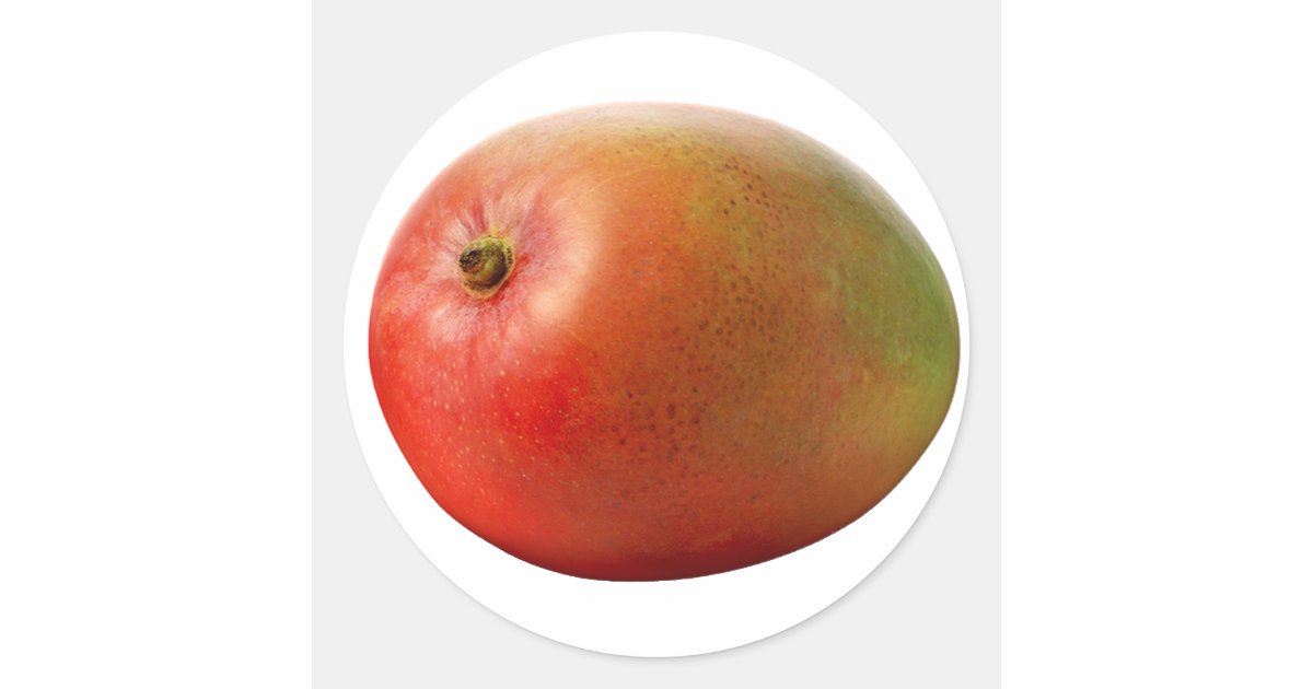 Mango Classic Round Sticker | Zazzle