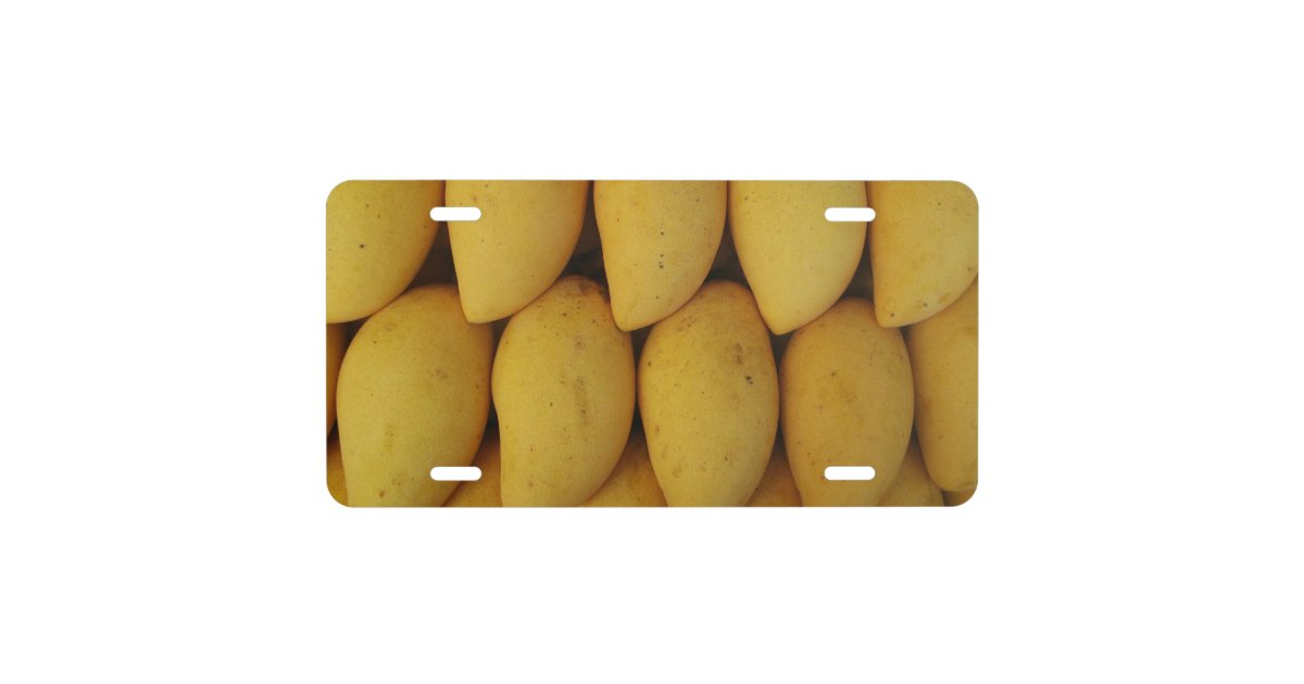 Mango License Plate | Zazzle