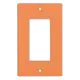 Mango Orange Color Accent ready to customize Light Switch Cover | Zazzle