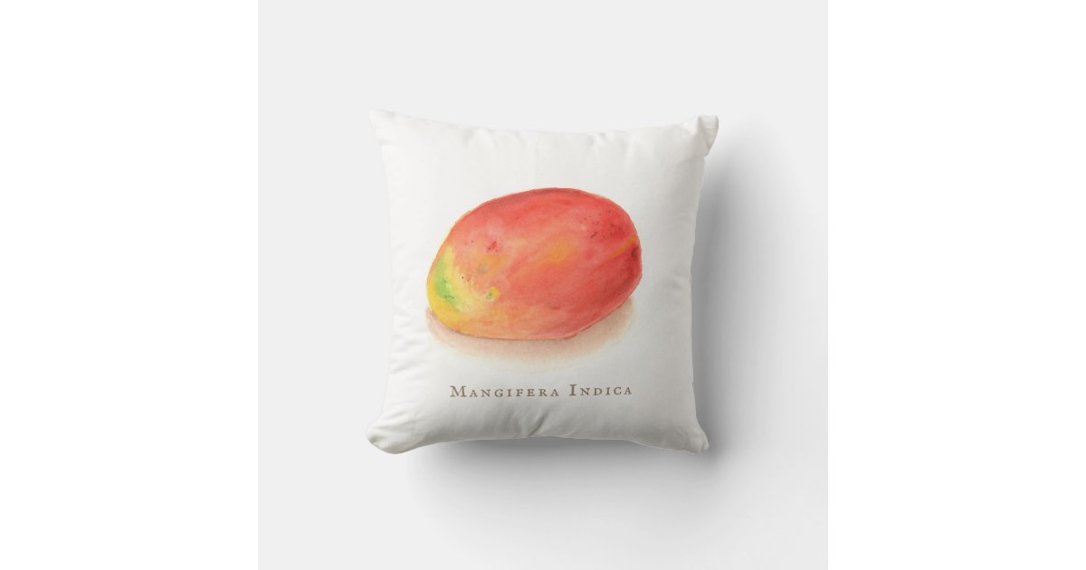 Mango! poster throw pillow | Zazzle