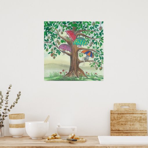 Mango Tree Poster ART_Susie Stone | Zazzle